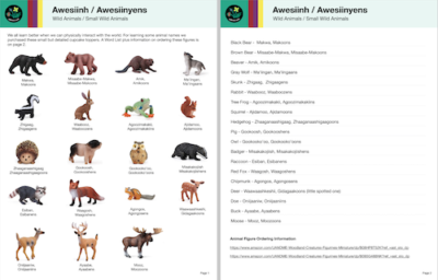 Wild Animals (Awesiinh) - Ojibwe.net