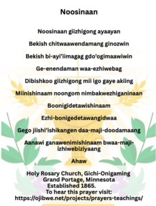 The Lord's Prayer - Ojibwe.net